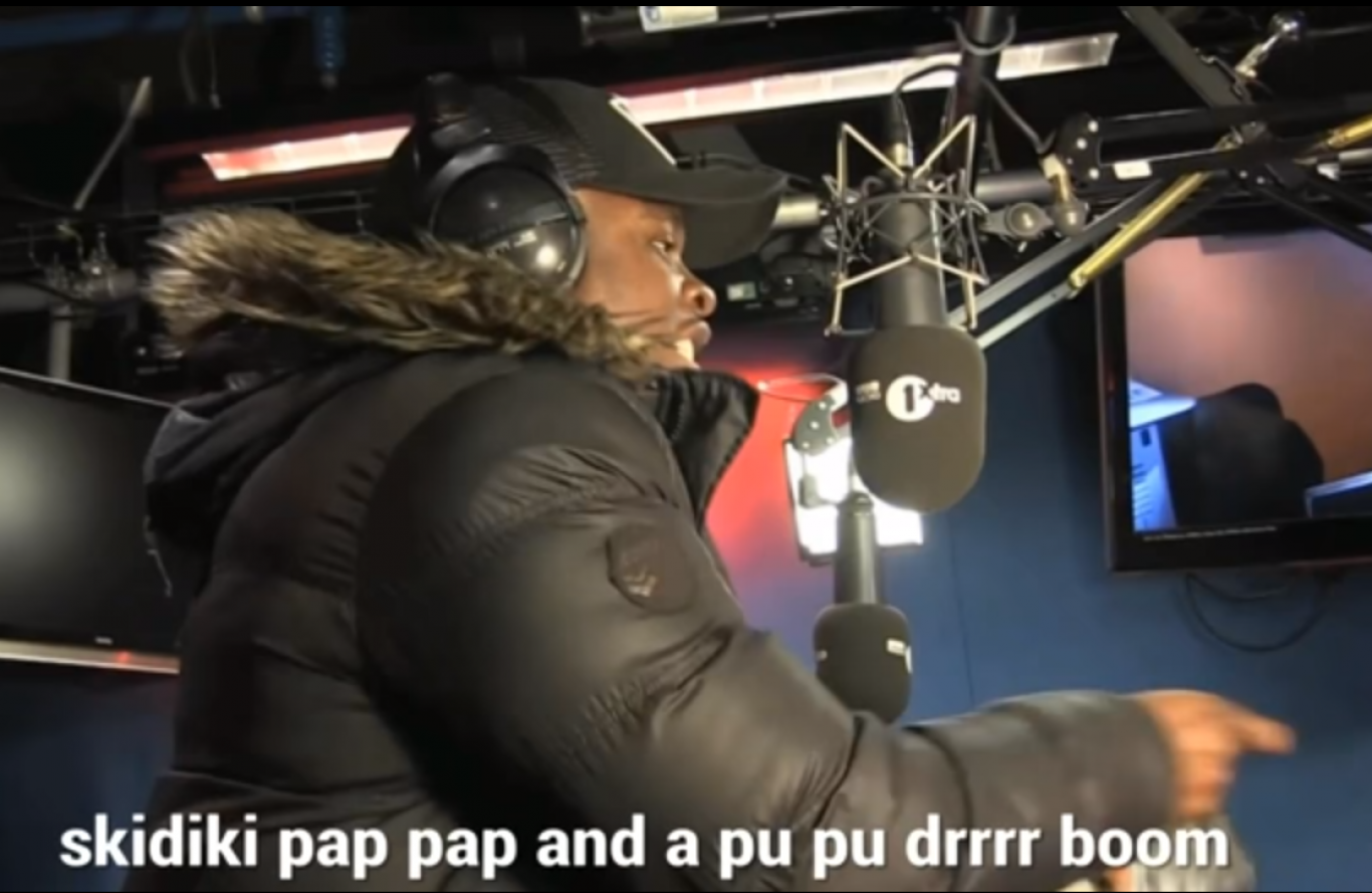 És akkor the ting go skrrra pap pap ka ka ka skidiki pap pap pap