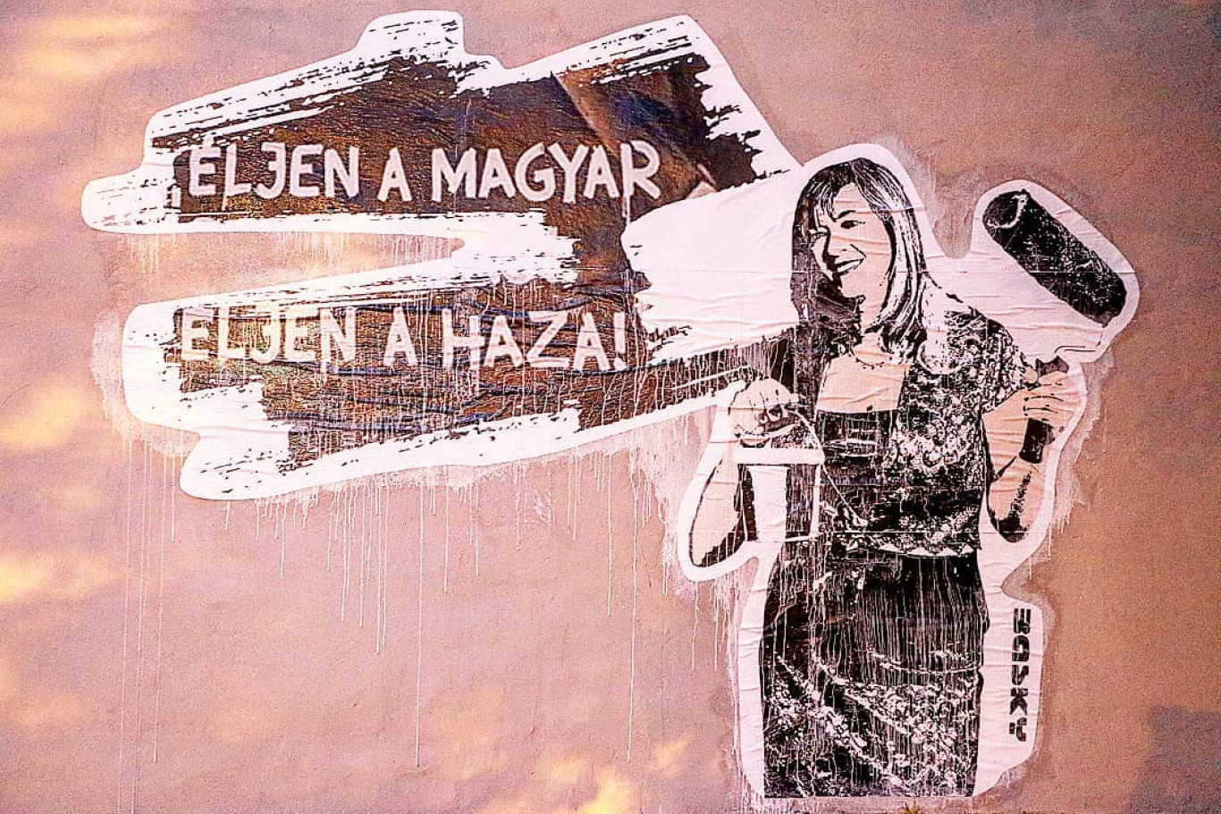 Festőhengeres Schmidt Mária került a lemázolt Pruck Pál helyére