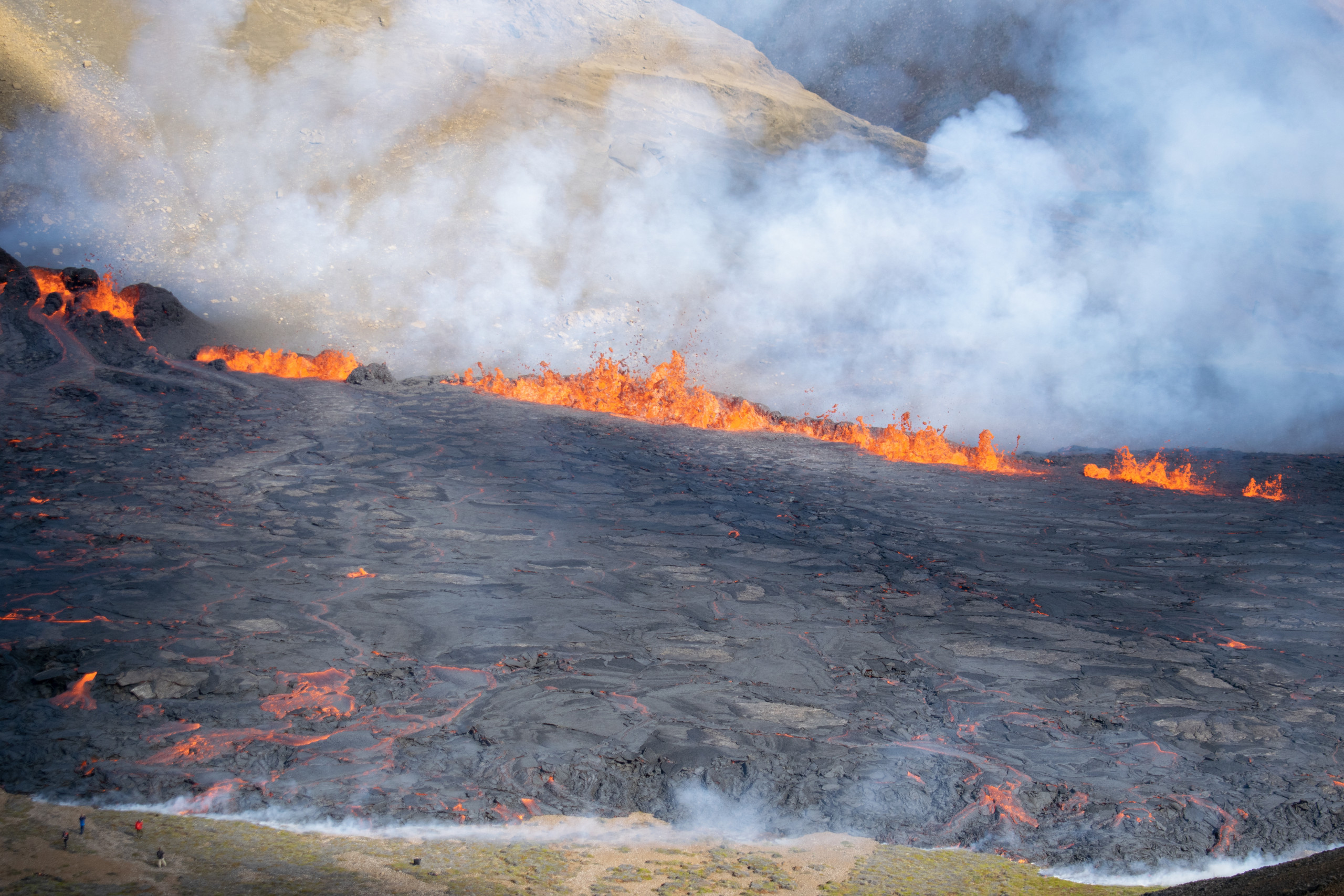 Kitört egy vulkán Reykjavík közelében